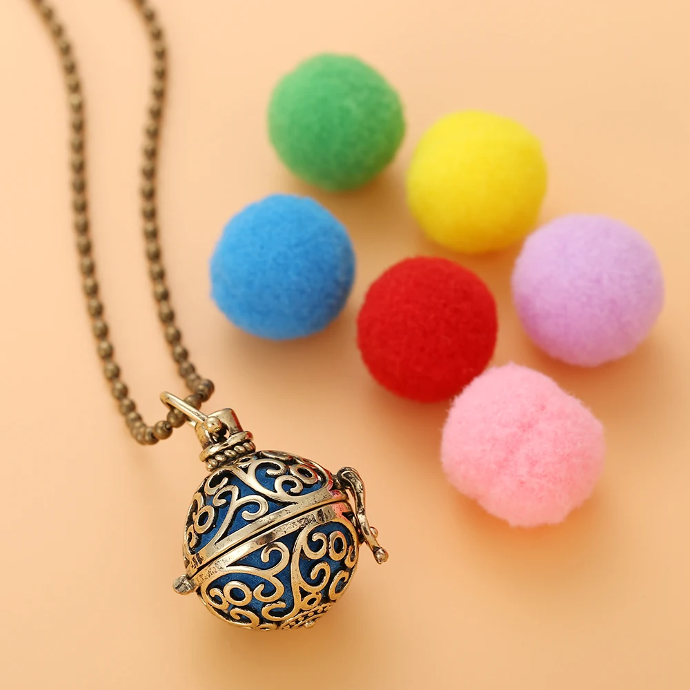 Collar difusor de Aroma Vintage oro sudor medallón colgante collar ...