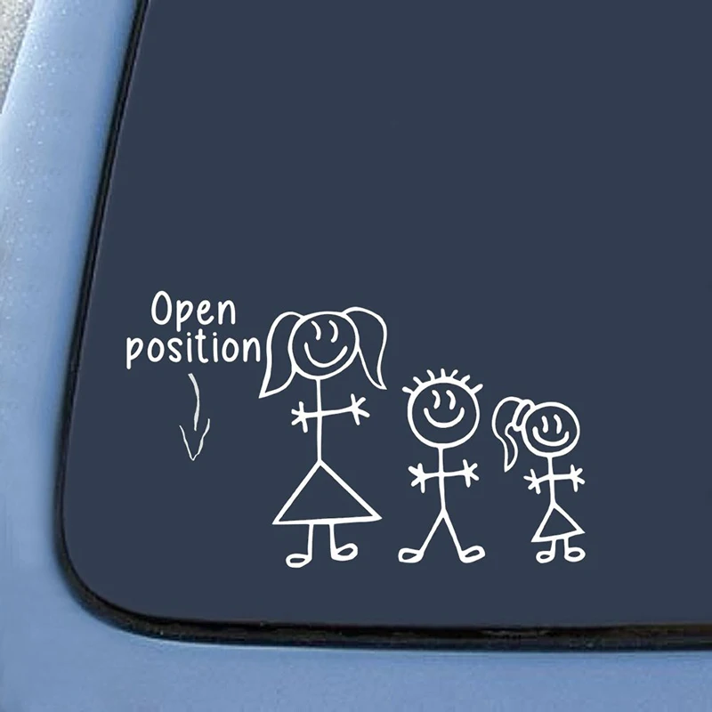 Car Stickers Family Stick Figures