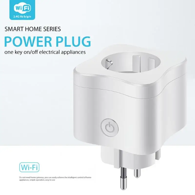 ALLOYSEED WiFi Smart Socket EU Plug 100 240V 10A Smart Home Remote ...