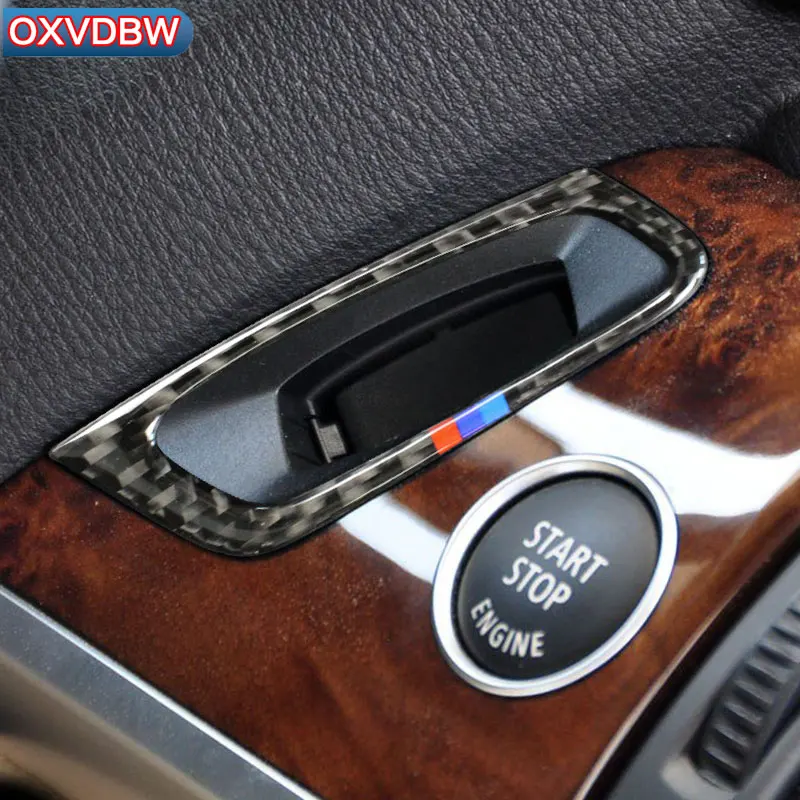 For bmw X5X6 E70 E71accessories carbon Fiber Keyhole decorative ring ...