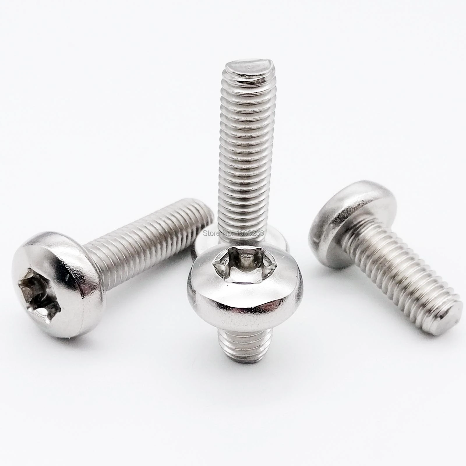 5/10/50pcs M1.4 M1.6 M2 M2.5 M3 M3.5 M4 M5 M6 M8 304 A2 Stainless Steel GB2672 Six Lobe Torx Pan ...