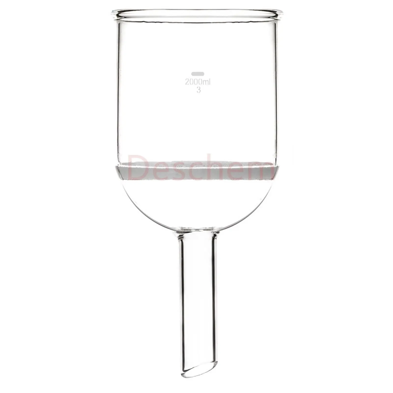 2000 ml, funil de buchner de vidro, com filtro grosso de 3 #, 2l, tubo ...