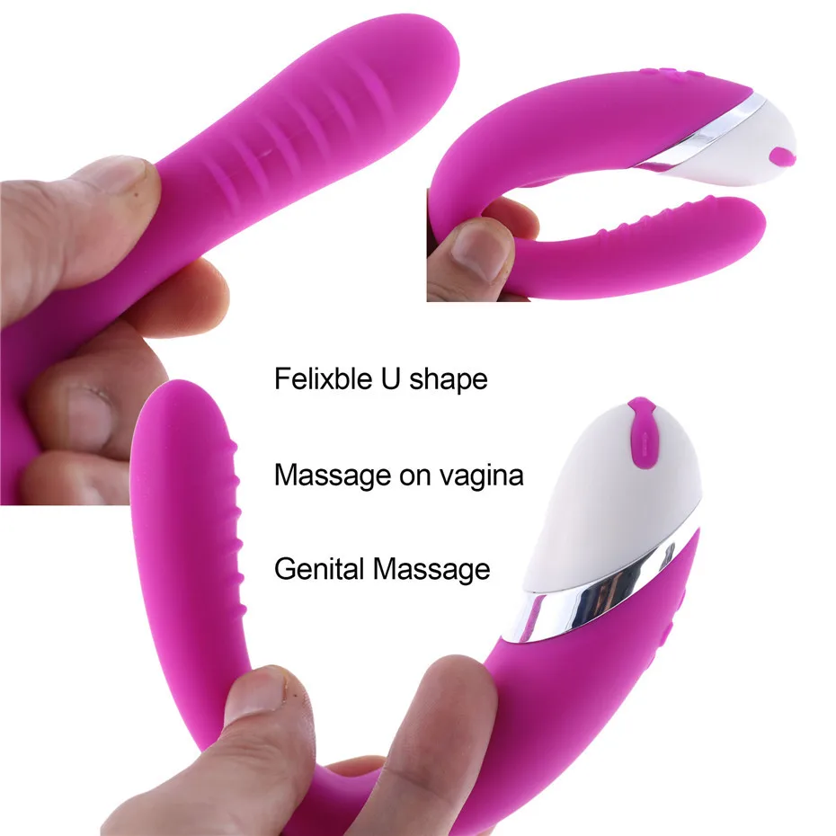 Juguete sexual impermeable para parejas, vibrador de silicona recargable por USB, estimulador ...