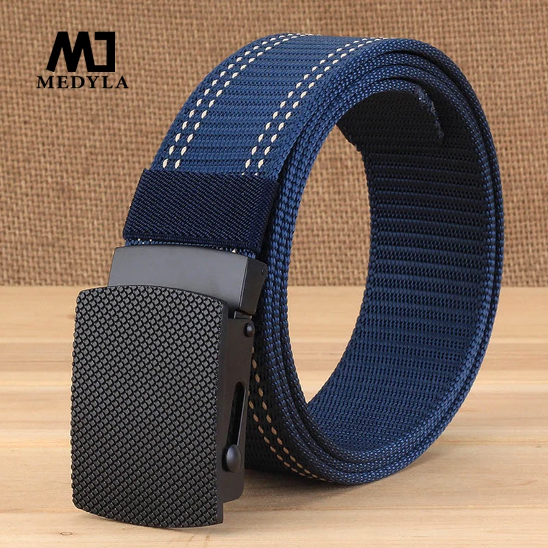 Men's Belt Casual Non-porous Belt For Men Luxury Brand Zinc Alloy ...