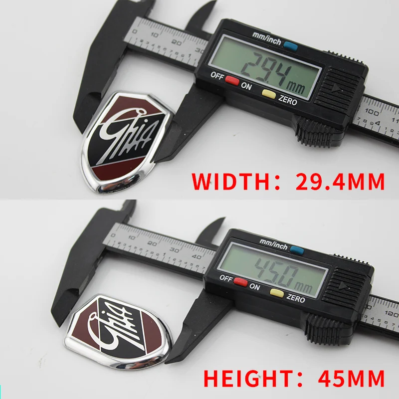 Car Sticker Emblems GHIA Side Shield Logo Marked Stickers For Ford ...