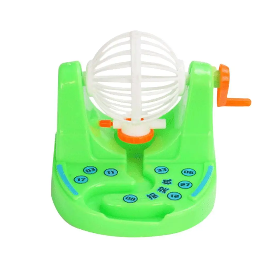 Cartoon Mini Bingo Game Machine With Lottery Home, School, etc Numbers ...