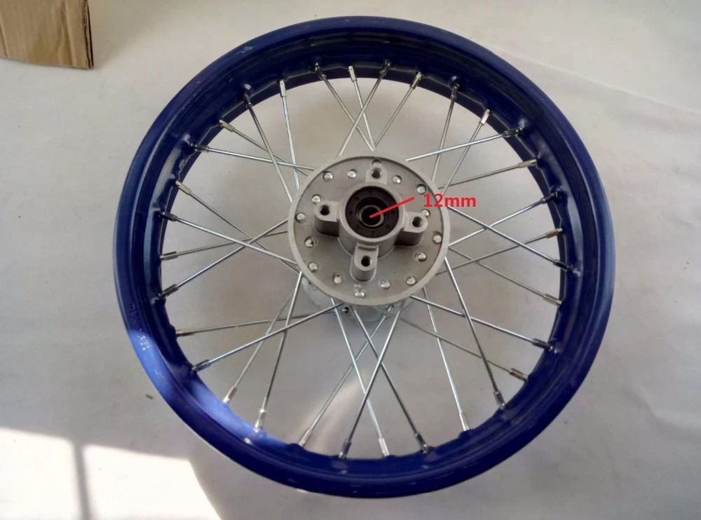 12/14/16/17/19 Inch 32/36 Spaken Gaten Stalen Crossmotor Motorfiets ...