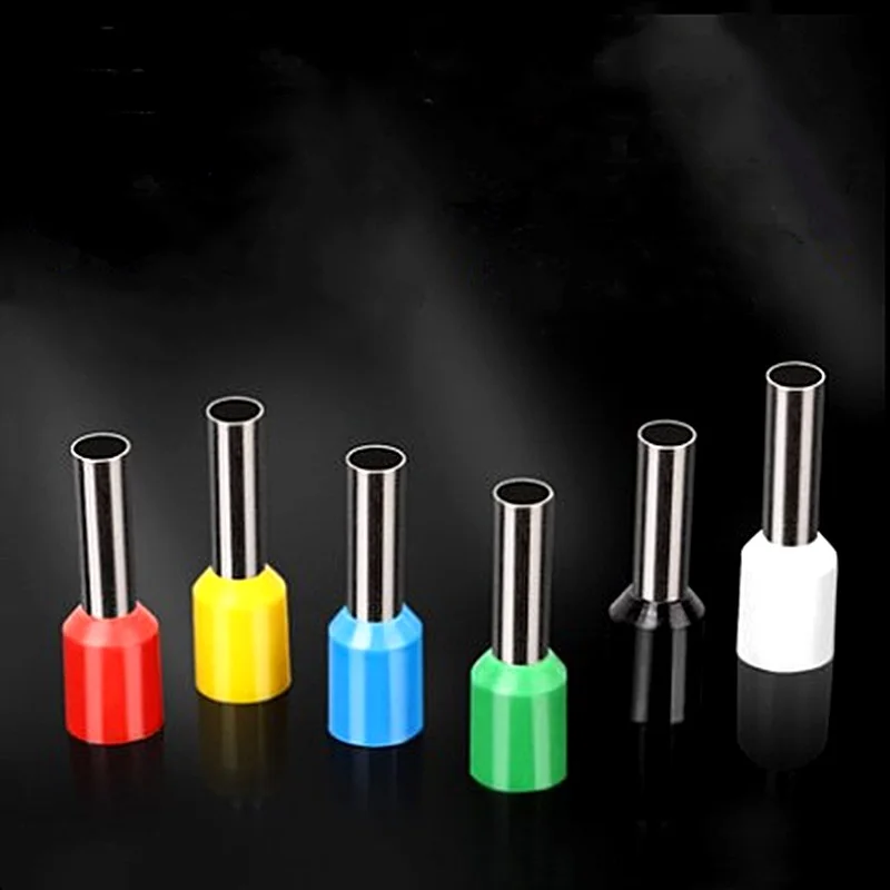 E1008 tube-type terminal needle type pre-insulated wiring terminal cold ...