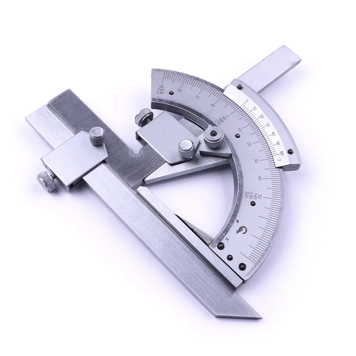 320-Degree-Universal-Bevel-Protractor-With-Package-Angular-Dial-Length ...