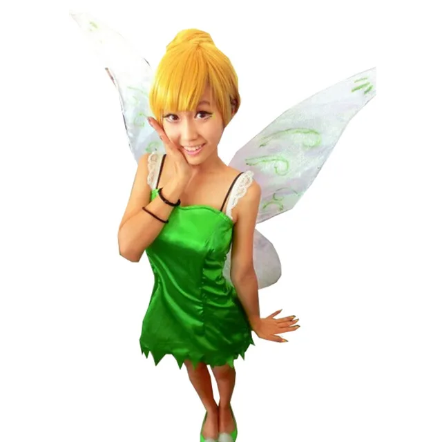 2018 Tinker Bell Fairy Cosplay Costume Customize Tinkerbell Cosplay