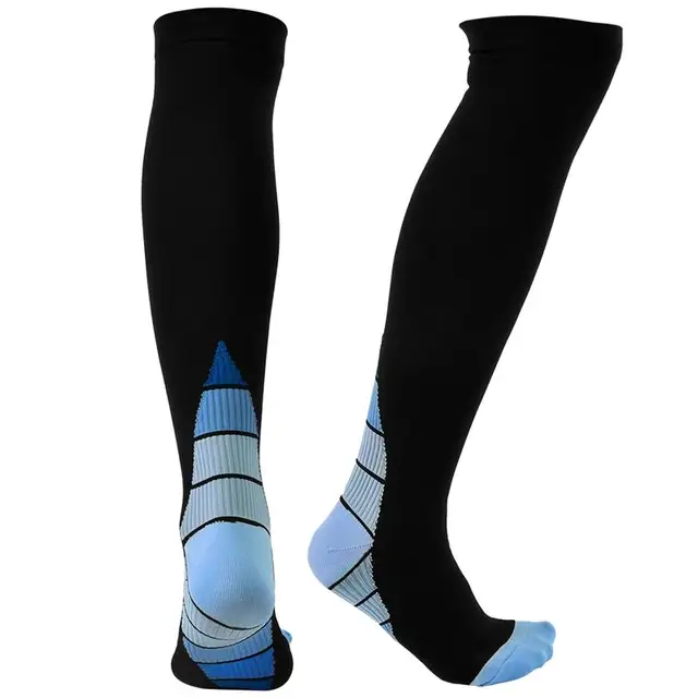 Elastic Compression Socks with Thickened Heel