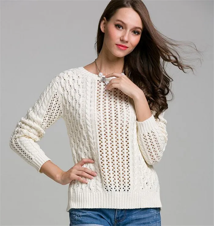 High Quality Summer Style Women Sweater 2016 Fashion Pullover O Neck ...