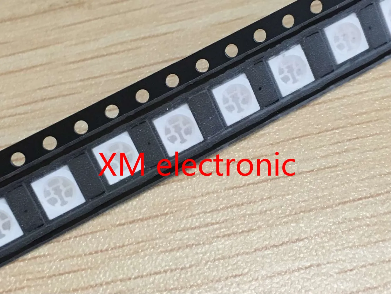 200 Pcs 5050 Rgb Smd Led Red Blue Green Smt Led Plcc-6 3-chips Light ...