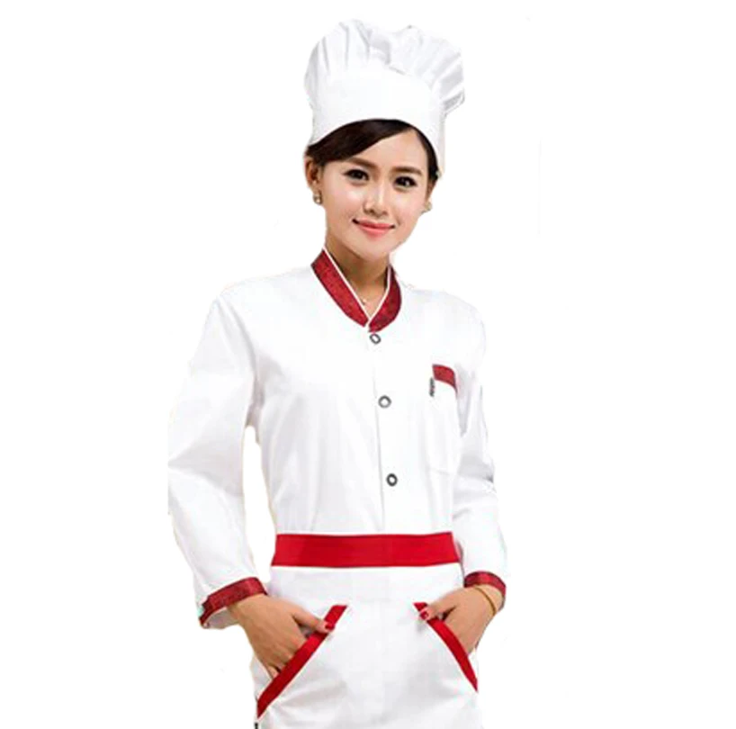 Perempuan kerah klasik jaket chef, Memasak pakaian, Japanese Restaurant ...