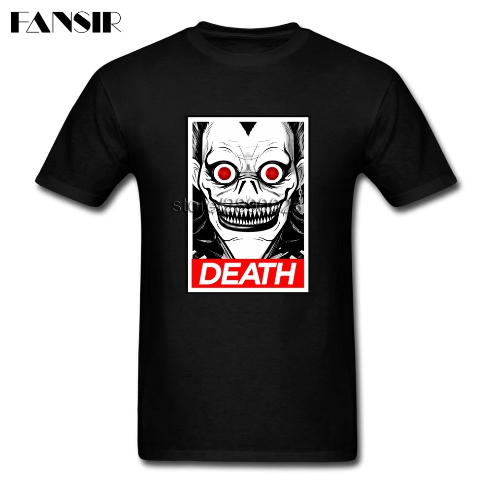 Printing T Shirt Mens Death Note Men Tshirts Custom Cotton Short Sleeve ...