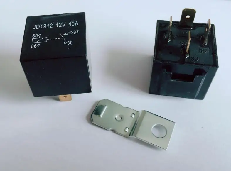 2pcs Automobile Relay Jd1912 40a 12v 24v With Iron Handle 4pin Sealing ...