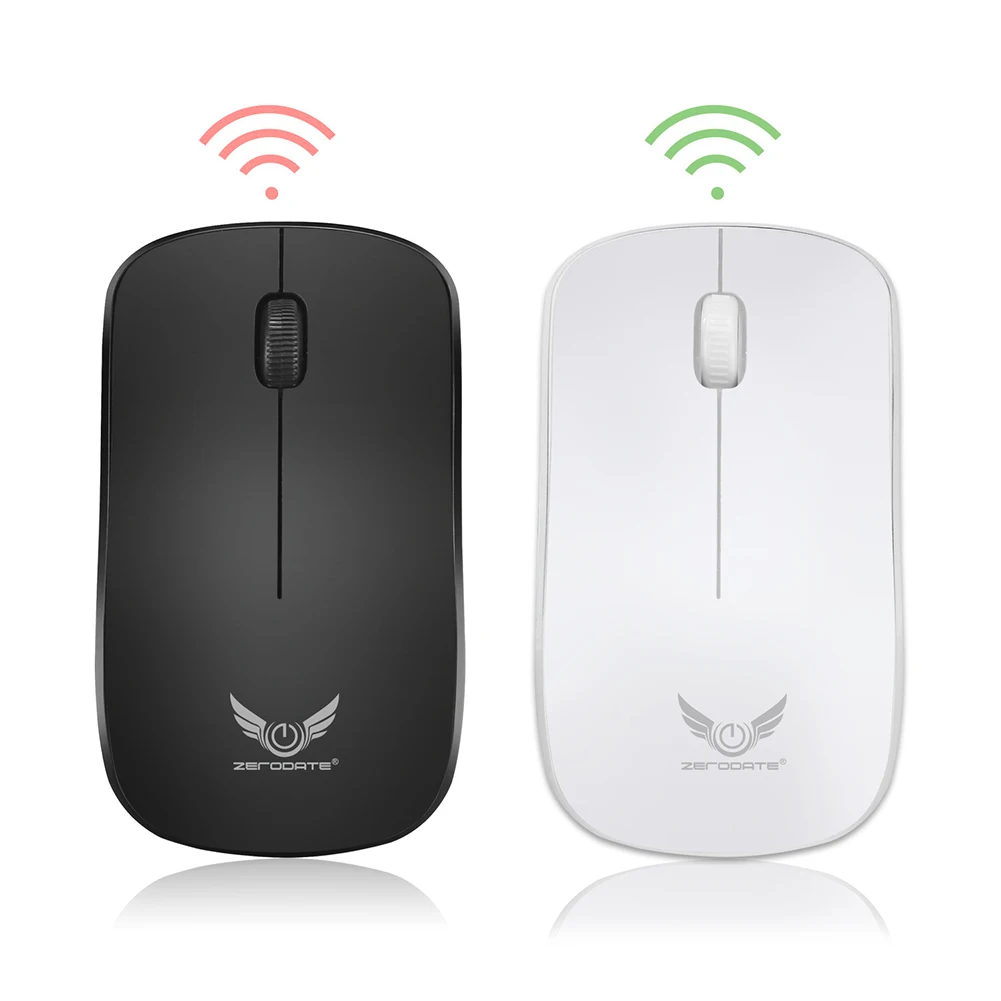 Universal 3 Keys 2.4GHz Optical Wireless Mini Mouse Laptop Computer ...