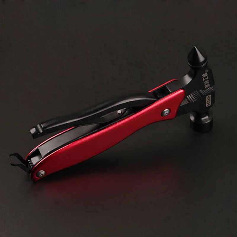 175mm Multifunctional Vehicle Safety Hammer CR V Red Multitool Pliers ... 175mm Multifunctional Vehicle Safety Hammer CR V Red Multitool Pliers ...