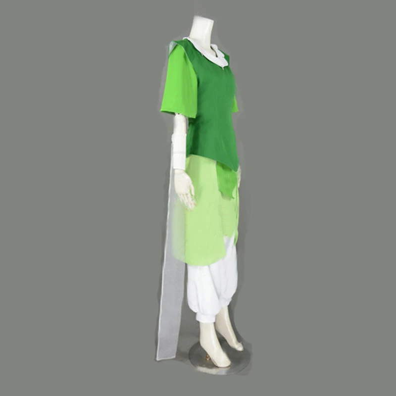 Anime Avatar The Legend of Korra Cosplay Green Costume - AllCosplay.com
