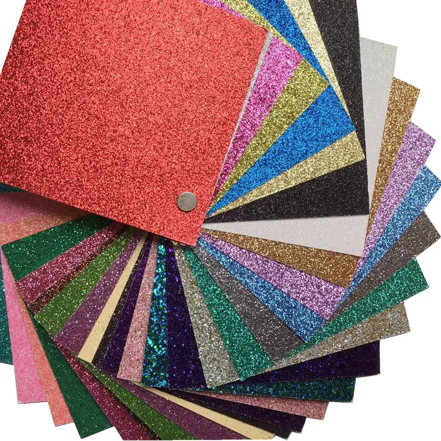 100Piece 300gsm 12*12" Glitter Paper For Children Diy Craft Paper And ...
