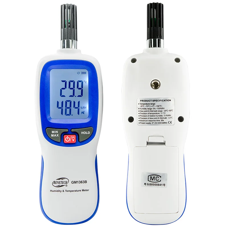GM1363 GM1363B handheld temperature and humidity meter industrial ...