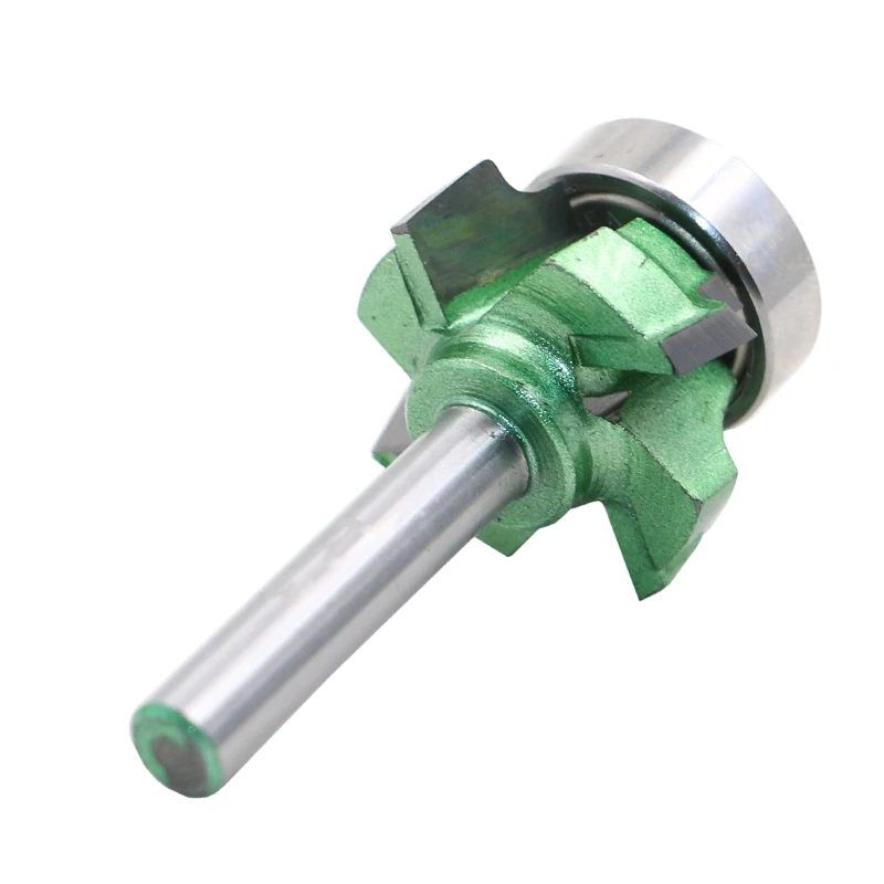 1/4"6.35mm R3 four teeth trimming knife woodworking milling cutter with ...