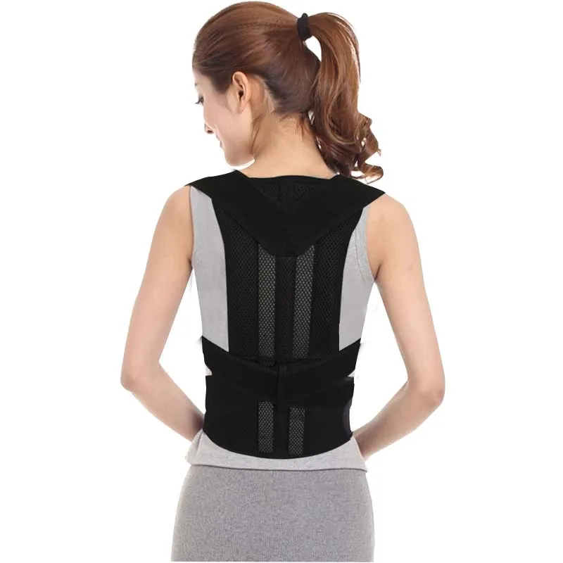 Women Posture Correction Braces Waist Adjust Shoulder Chest Back Support Brace Belt Corrector