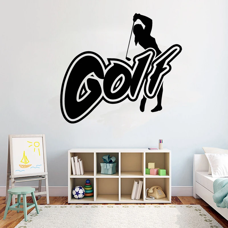Girls Room Golf Sport Wall Sticker Quotes Removeable Vinyl Diy Decal ...