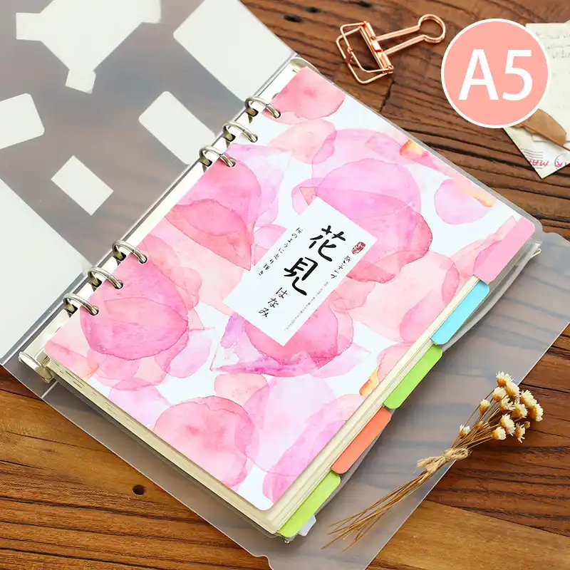 Creative colored dividers for spiral notebooks,cute cartoon school ...