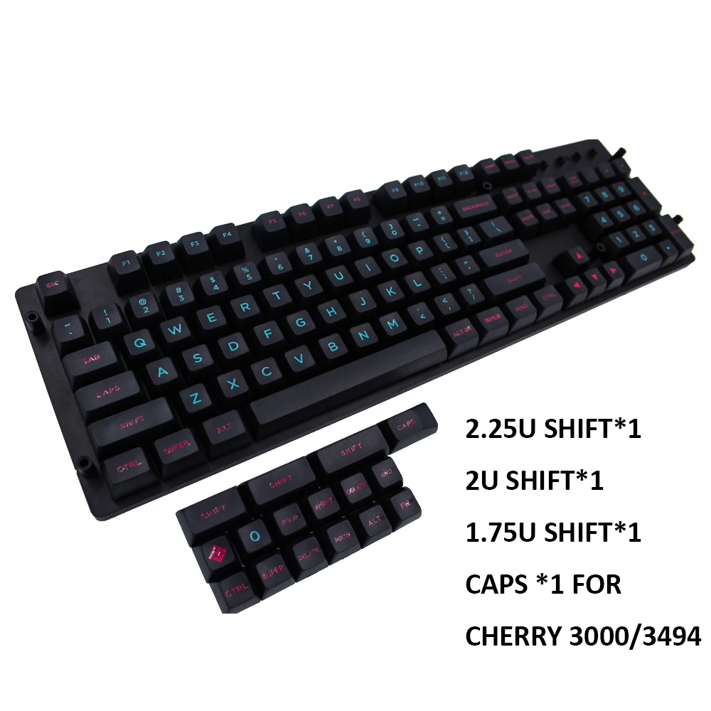 120 KEYS SA PBT Keycap Miami Etched Coloring Fonts Keycap Cherry MX ...
