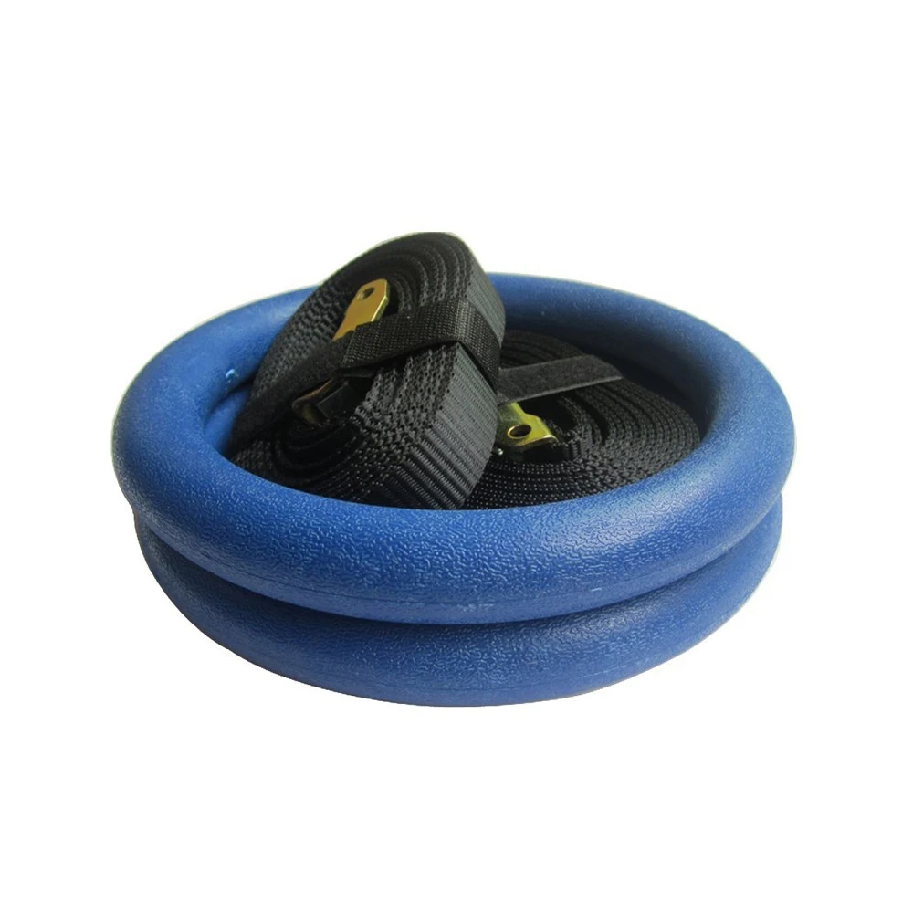 ABS Gymnastic Rings Exercise Rings Exercise Fitness Crossfit Home Gym ...