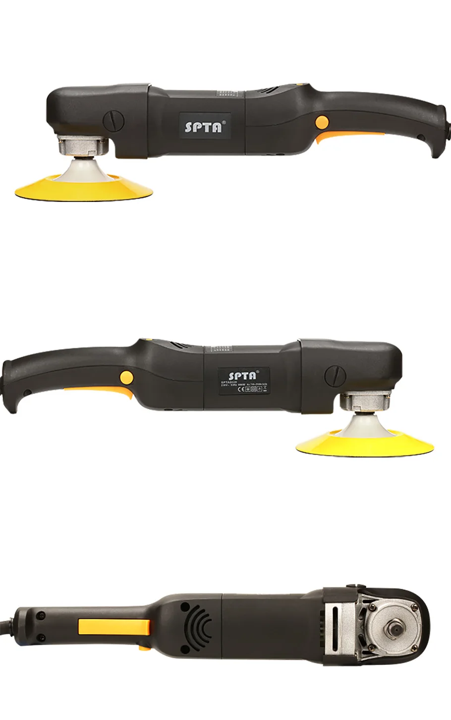 SPTA 6inch (150mm) Electric 6 Variable Speed Rotary Polisher Car ...