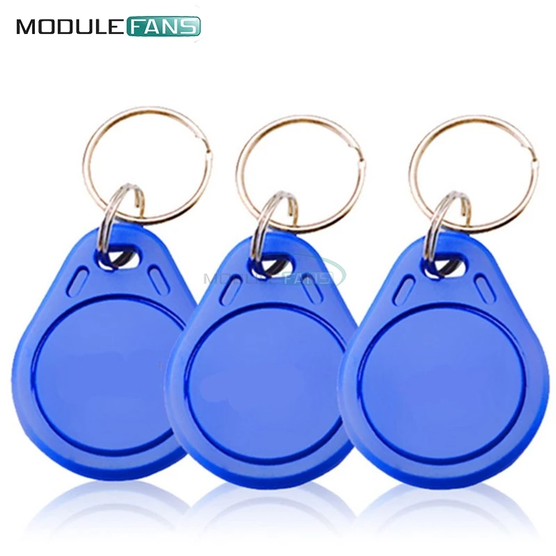 5pcs Uid Ic Card Changeable Writable Keyfobs Key Tags M1 13.56mhz Rfid ...