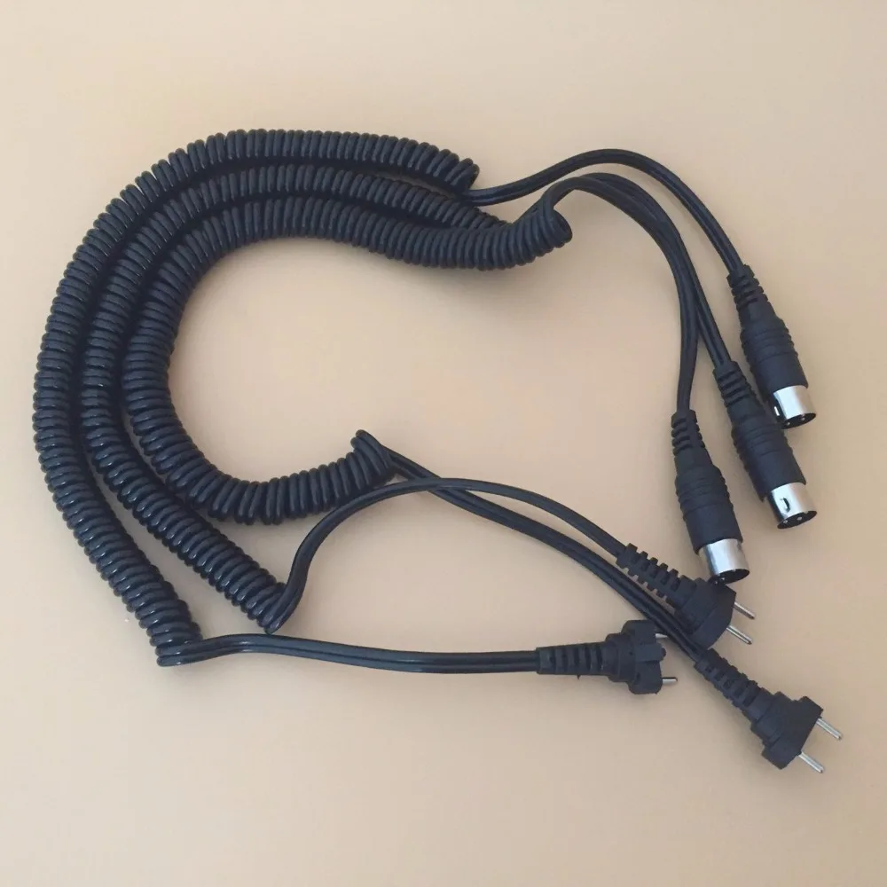 3 pcs Dental Lab Micro motor handpiece wire Spare cables Components ...