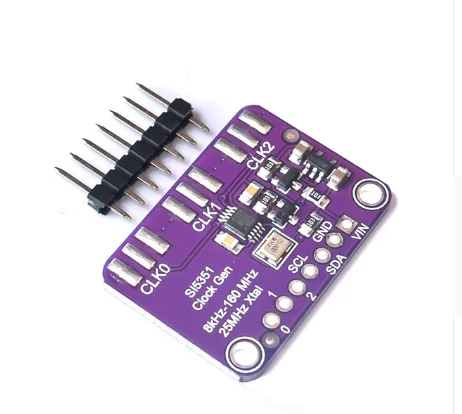 DC 3V-5V 5351 Si5351A Si5351 I2C Clock Generator Breakout Board Module ...