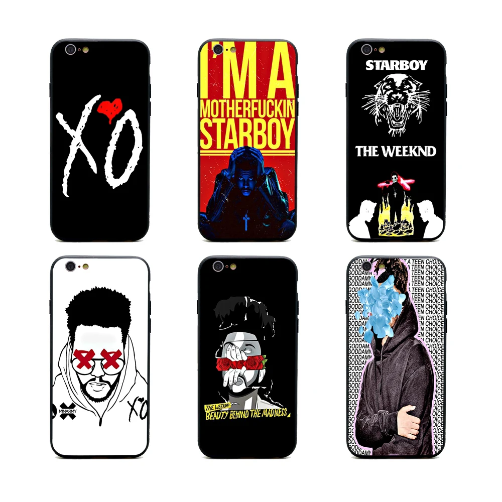 The Weeknd Lyrics Phone Cases Tpu+pc Black Covers For Iphone X 6 7 8 ...