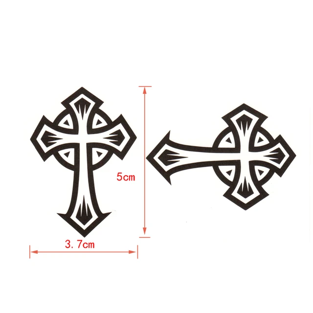 Small Simple Cross Tattoos For Women