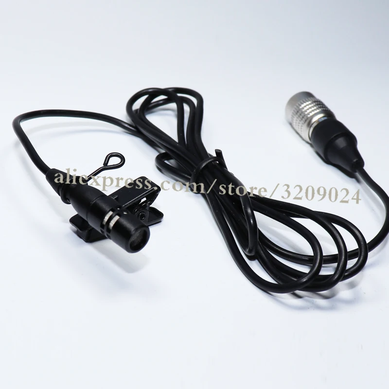 Pro 4 Pins 4 PIN Hirose Connector Tie Clip On Mic Lavaliar Microphone ...
