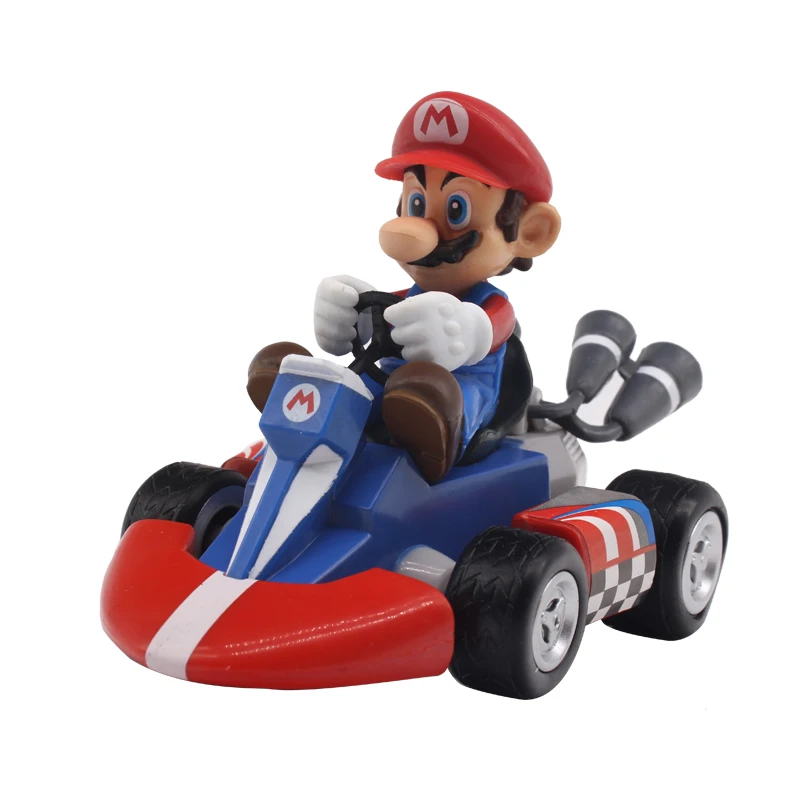 Best Seller 7 Styles Super Mario Bros. Mario Pull Back Kart Racer Car ...