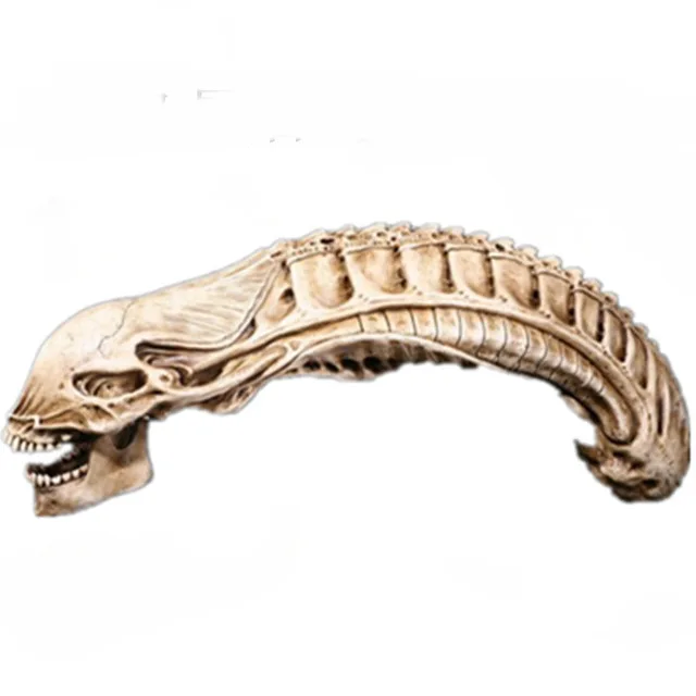 45cm Xenomorph Alien Skull Model Halloween Decoration Skeleton Model ...