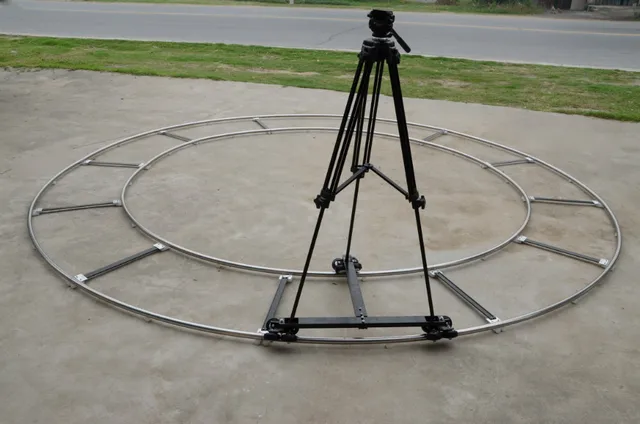 Twzz Removable Annular Camera Dolly Track Movie Rail With Trolley Rail ...