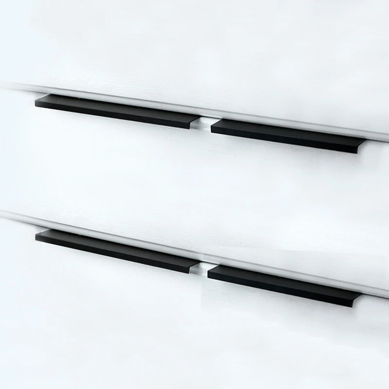 Hot 2pcs European Modern Kitchen Door Handle Cupboard Wardrobe Drawer ...