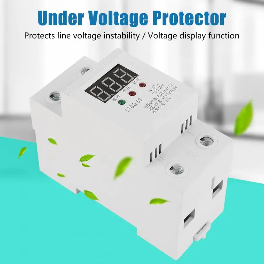 Automatic Relay Protector 230V AC Reconnect Voltage Protector ...
