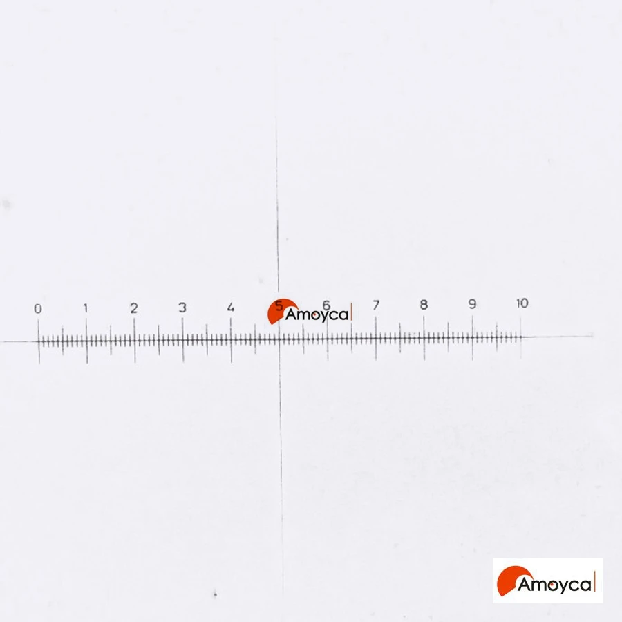 0.1mm Microscope Stage Calibration Glass Slide Micrometer Professional ...
