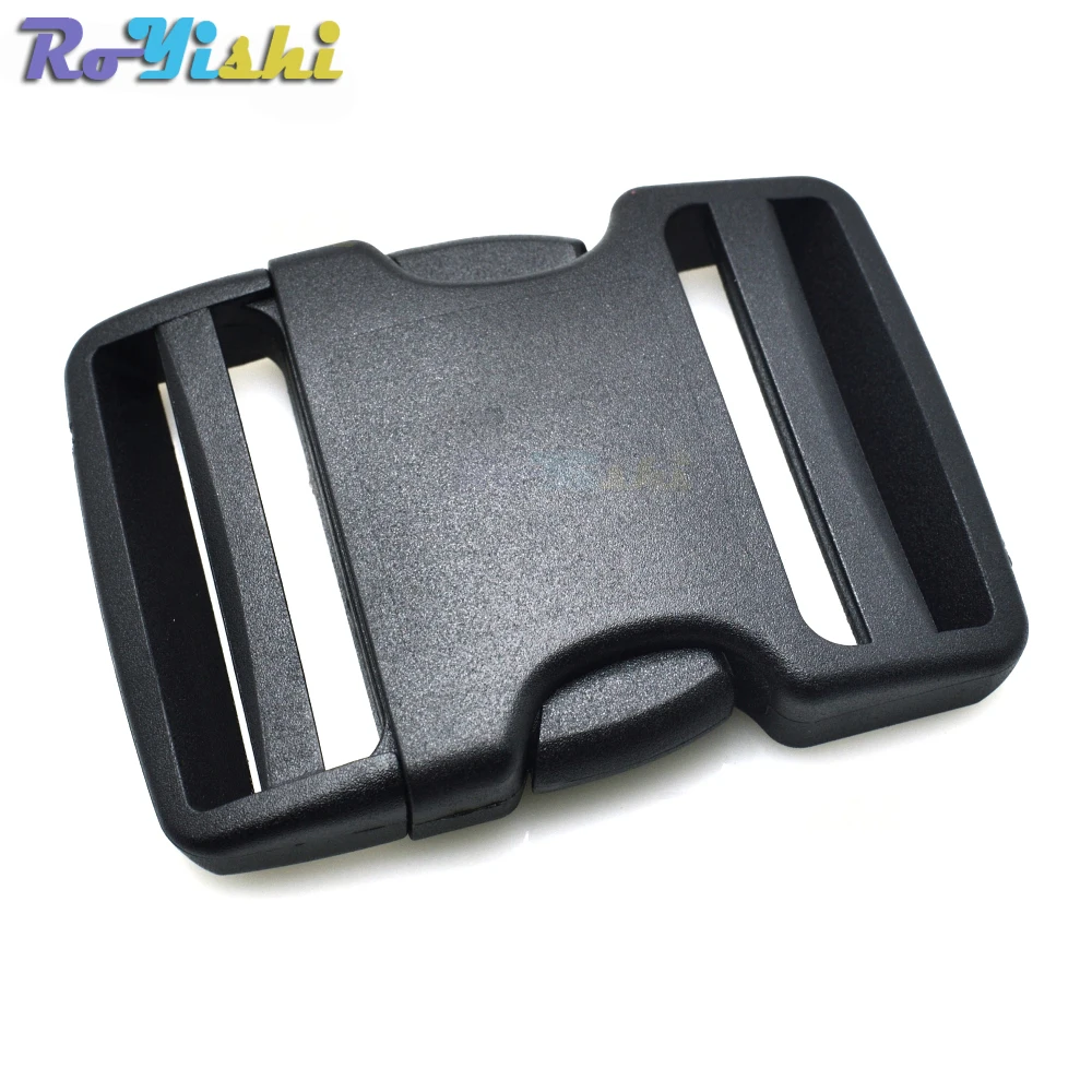 2" Webbing Dual Adjustable Arched Buckle For Luggage Hiking Camping ...