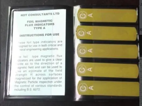 The original -Castol II magnetic strip specimen magnetic detection test ...