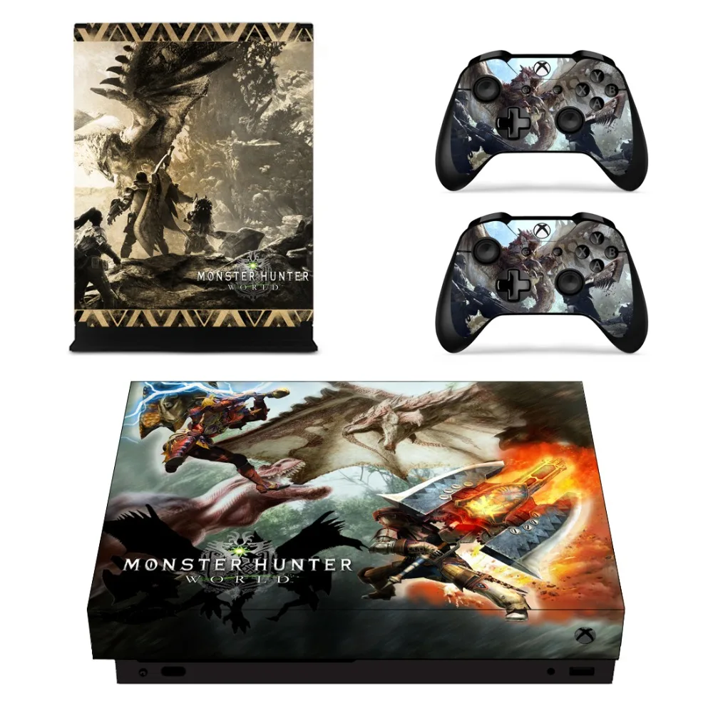 Monster Hunter World Xbox One X Skin Sticker - ConsoleSkins.co