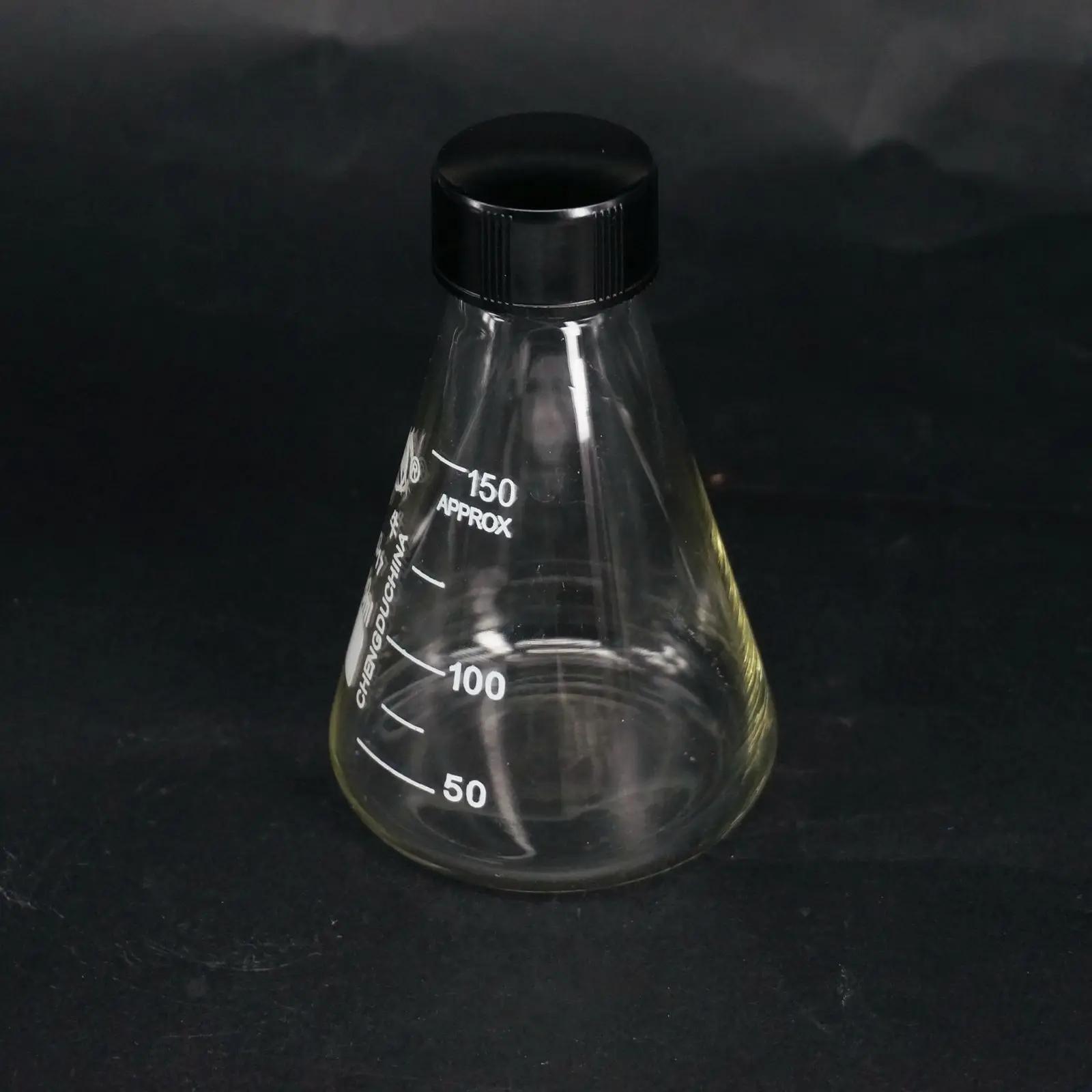 150ml Borosilicate Glass Conical Erlenmeyer Flask with Cover For ...