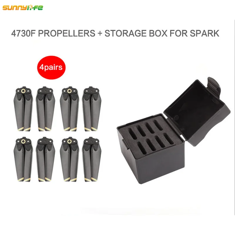 Sunnylife DJI Spark Accessories Propeller Protection Storage Box + 4 ...