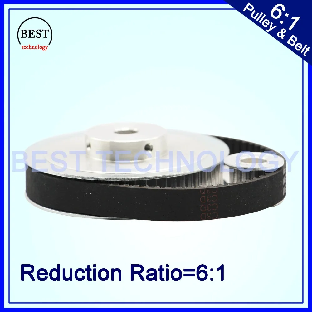 Timing-Belt-Pulley-5M-Reduction-6-1-60teeth-10teeth-shaft-center ...